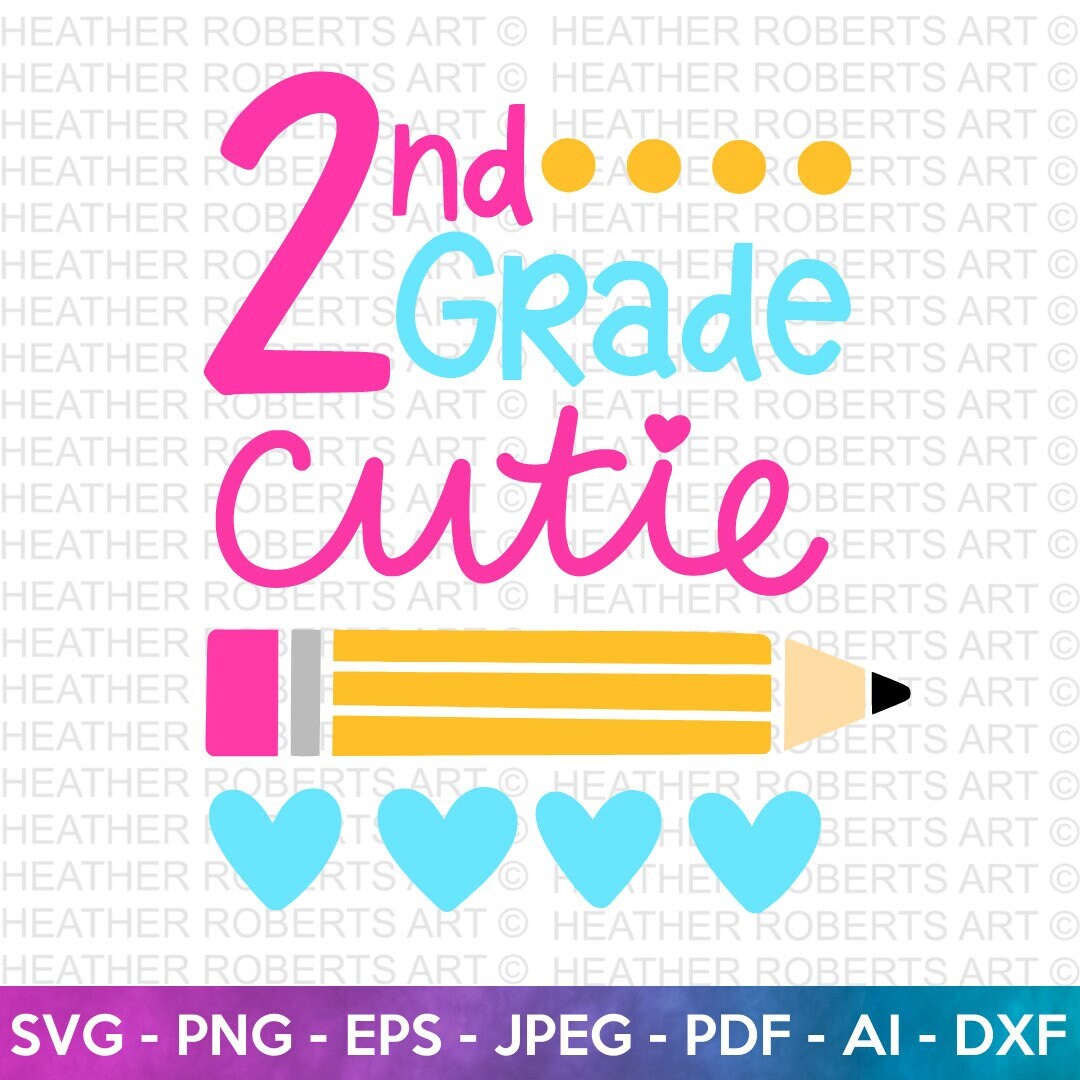 Segundo grado Cutie SVG, Hola Escuela SVG, Maestro svg, Escuela, Camisa ...