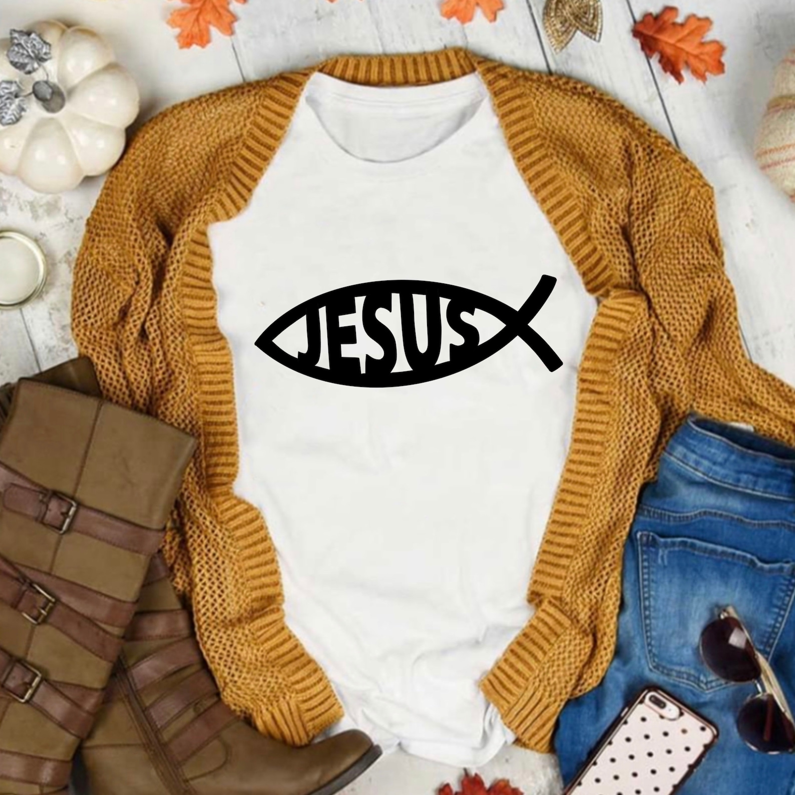 Jesus Fish SVG: Christian Ichthus Symbol Cut File (digital Download) - Etsy