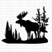 Moose SVG, Nature Moose Svg, Baby Moose Svg, Animals Svg, Moose ...