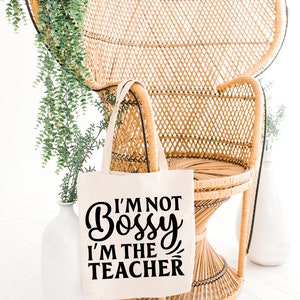 Im Not Bossy Im the Teacher SVG, Back to School Svg,school Svg, School ...