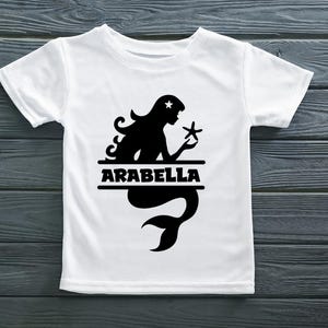 Mermaid Split Monogram Svg, Mermaid SVG, Mermaid Clipart SVG, Cute ...