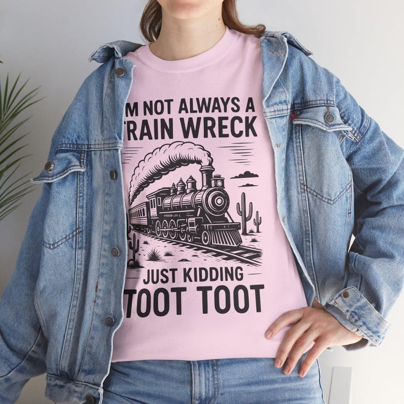Funny Train Wreck Toot Shirt: Sarcastic Retro Tee - Etsy