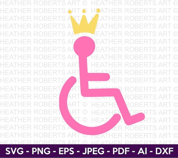 Royal Wheelchair Svg Wheelchair Svg Handicap Svg Disability - Etsy UK