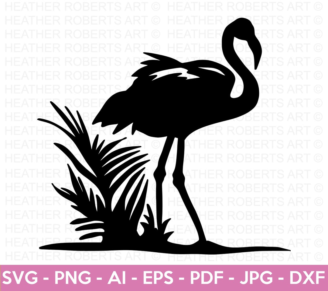 Flamingo SVG, Flamingo Silhouette, Flamingo Cutting File, Summer Svg ...