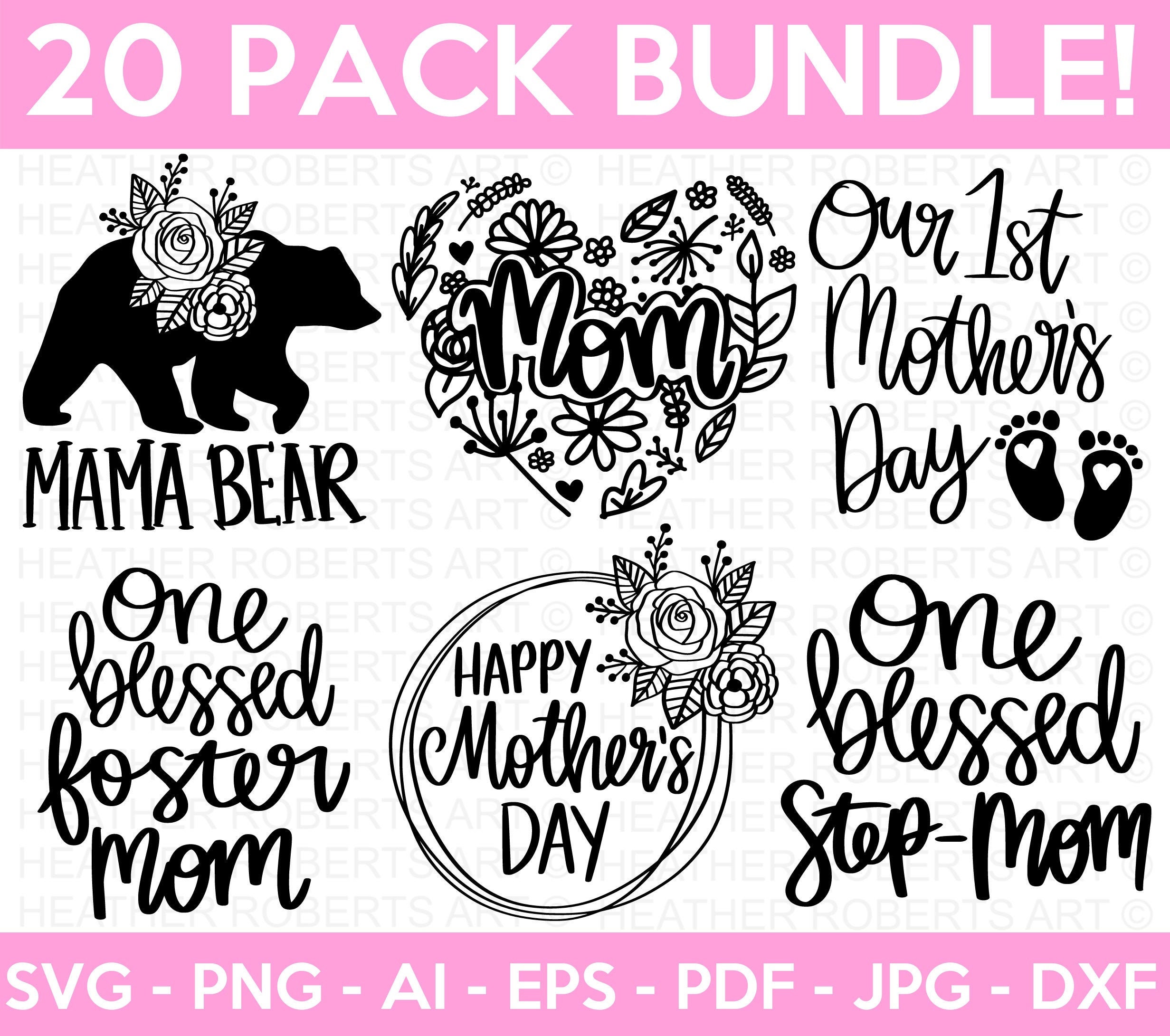 Drawing & Illustration Art & Collectibles Digital One Blessed Mom Shirt ...