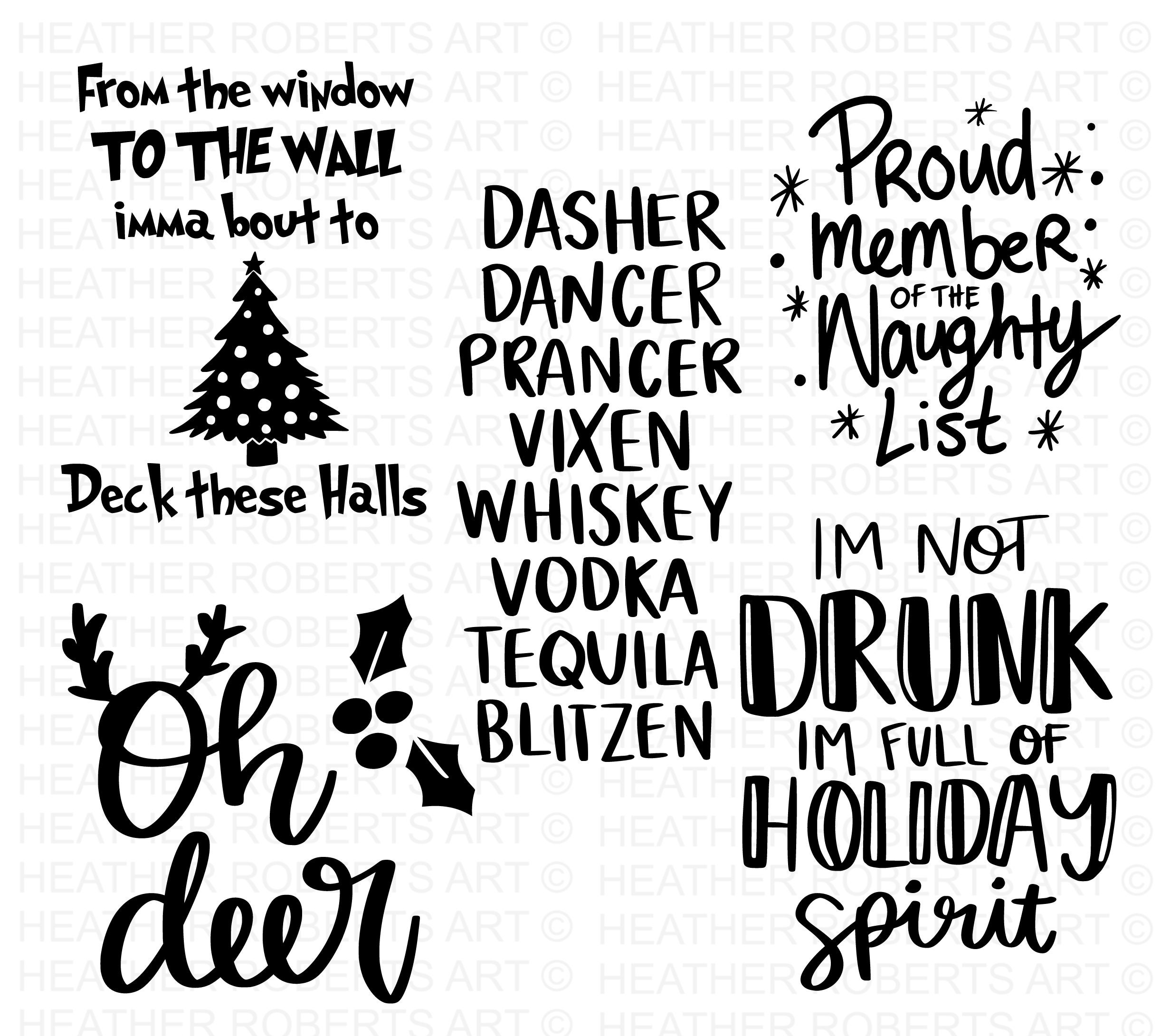 Funny Christmas SVG Bundle Naughty Svg Adult Christmas SVG - Etsy