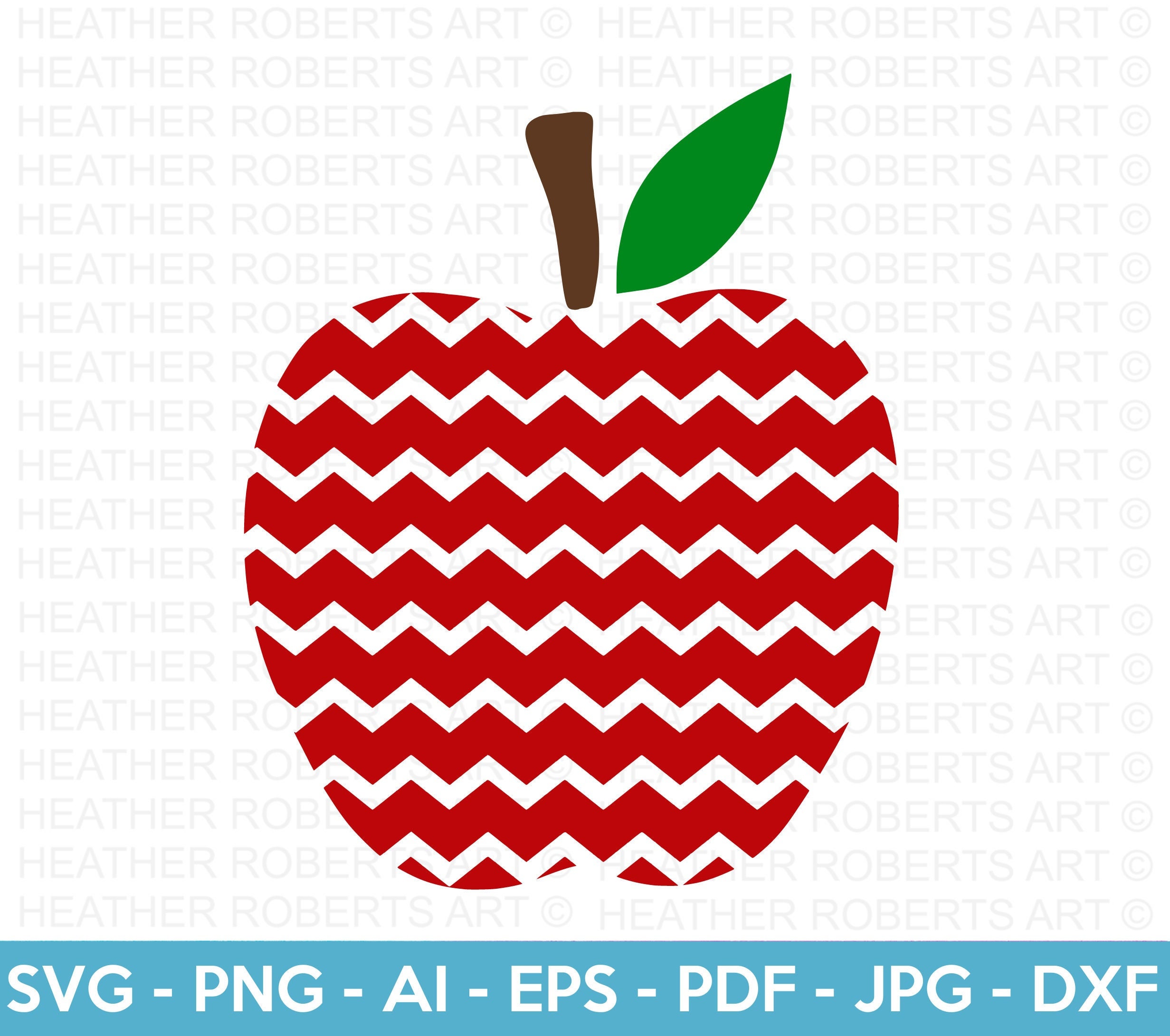 Chevron Apple Clipart