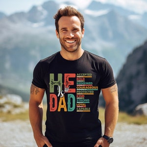 He is DAD Png, Man of God Png, Father's Day Gift, Bible Verse Png ...