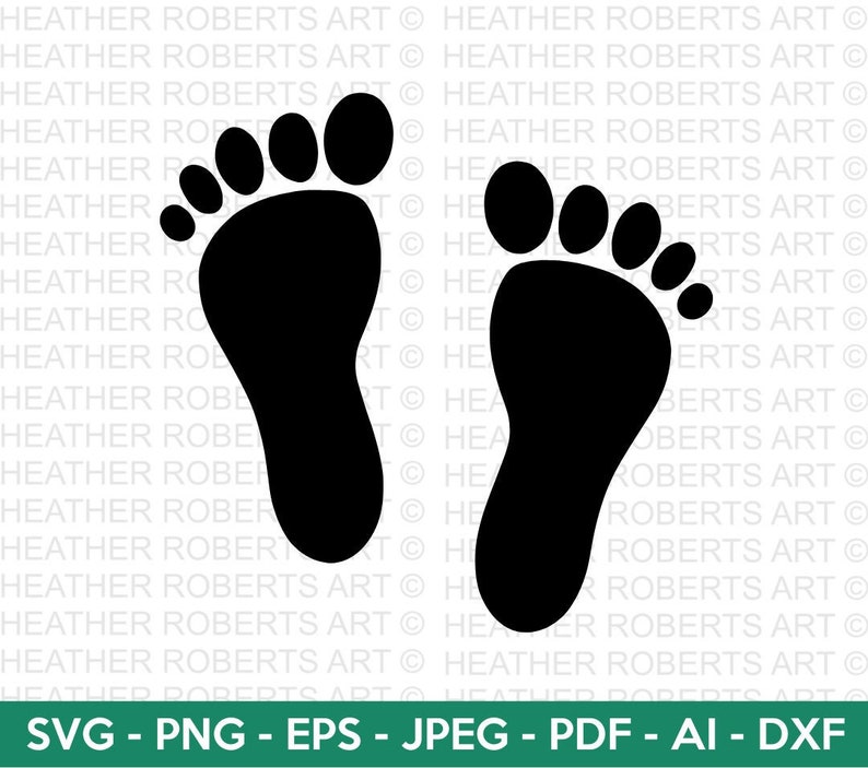 Footprint Svg Baby Footprint Svg Baby Foot Svg Footprint - Etsy
