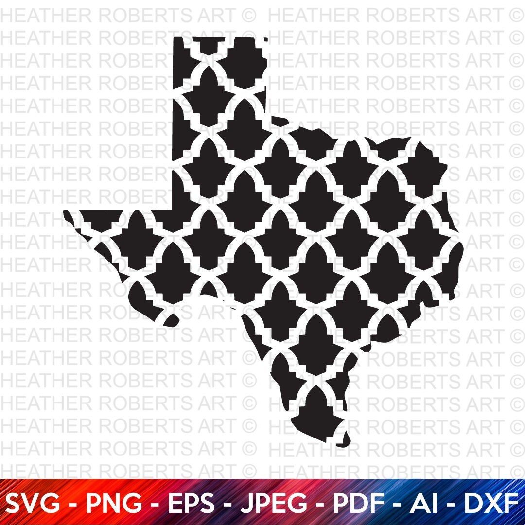 Texas Pattern Design SVG Texas Svg Texas Clipart Texas - Etsy