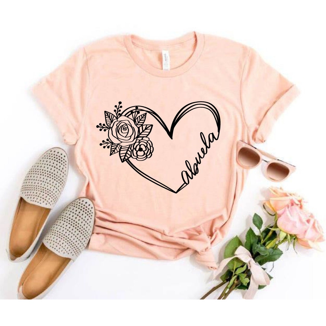Floral Heart Frame Svg Bundle Grandma Svg Oma Svg Mimi Svg Etsy