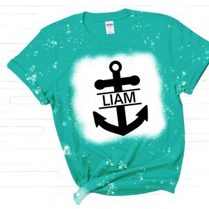 Anchor Split Frame SVG, Nautical SVG, Marine SVG, Boat Anchor Name ...