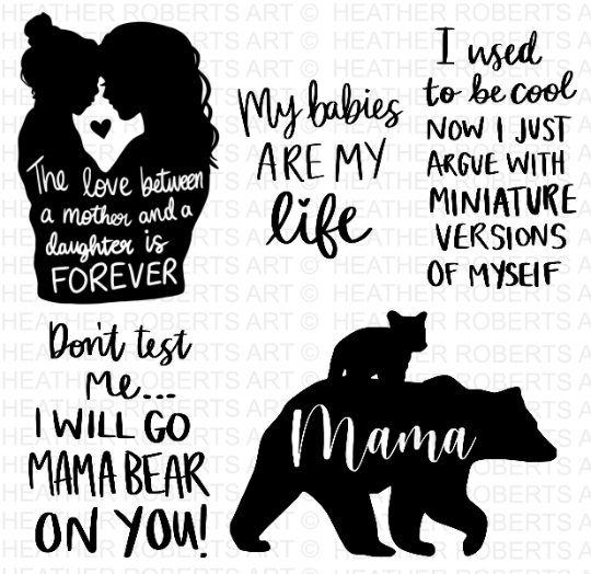 Mama SVG Bundle Mommy and Me Svg Mini Me Mom Life Girl Mom - Etsy