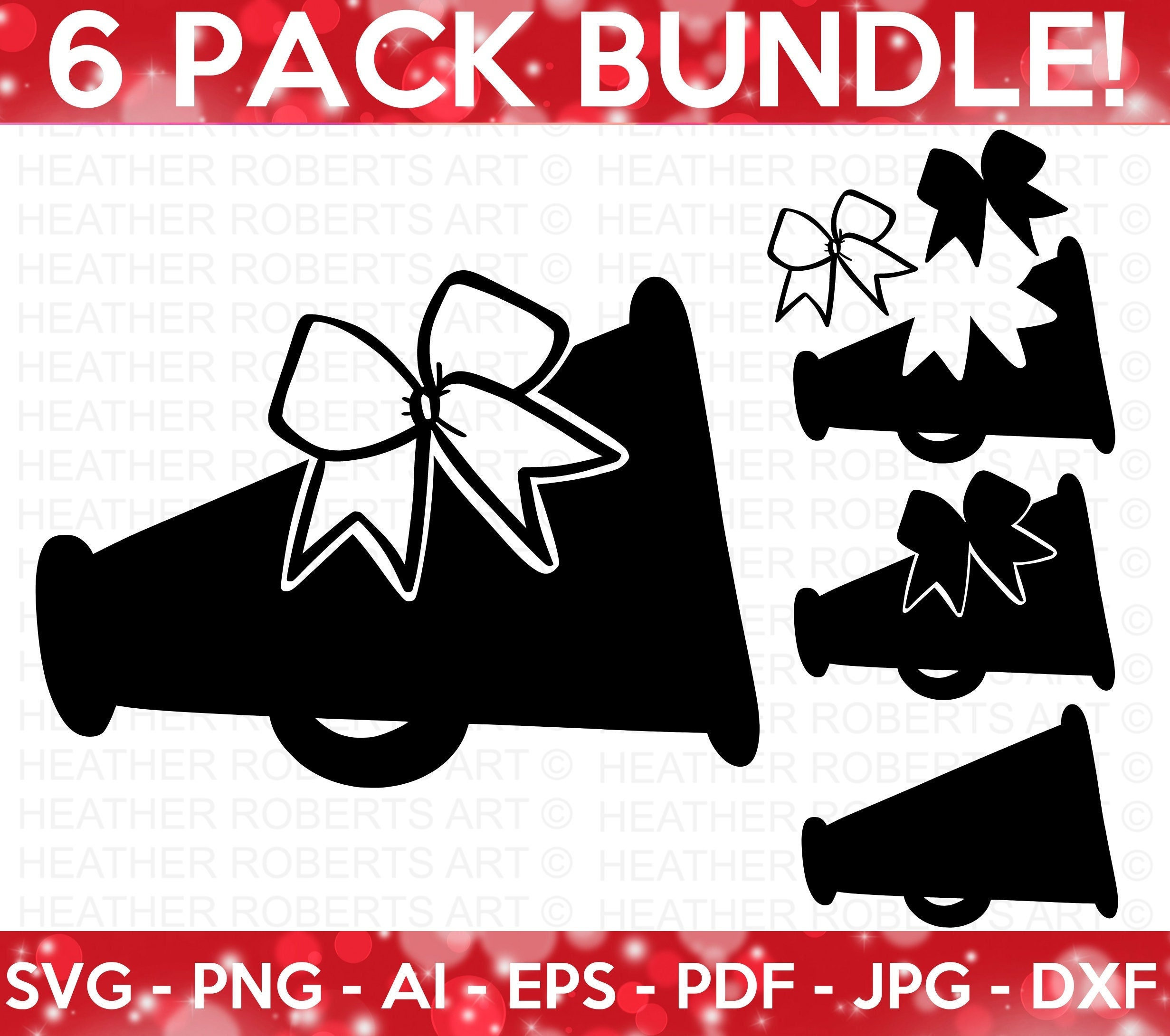 Cheer SVG Mini Bundle Cheerleading SVG Cheer Svg Megaphone | Etsy