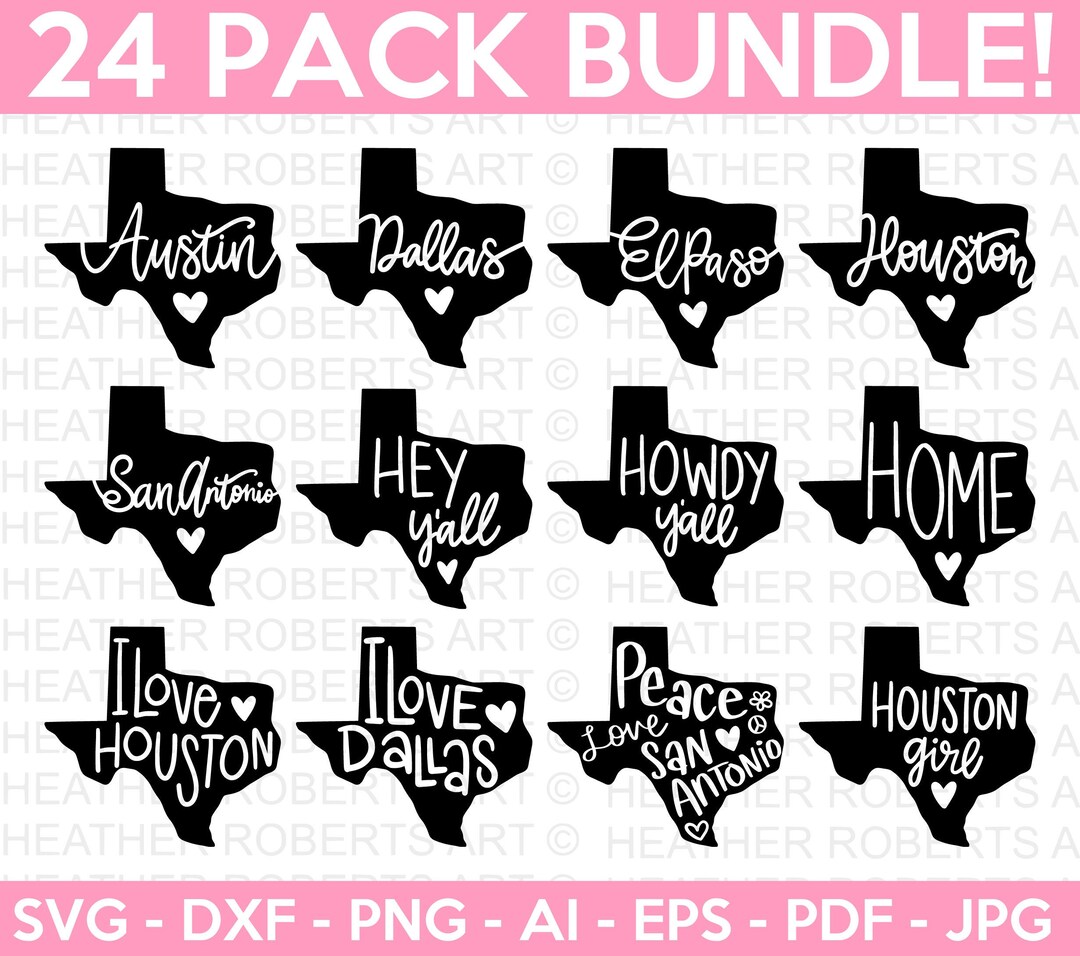 Texas SVG Bundle, Texas Outline SVG, Texas Home SVG, Texas Png Svg ...