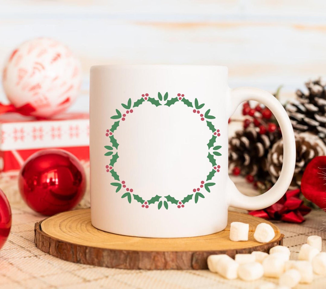 Christmas Frame Svg Bundle Circular Frames Octagon Frames - Etsy