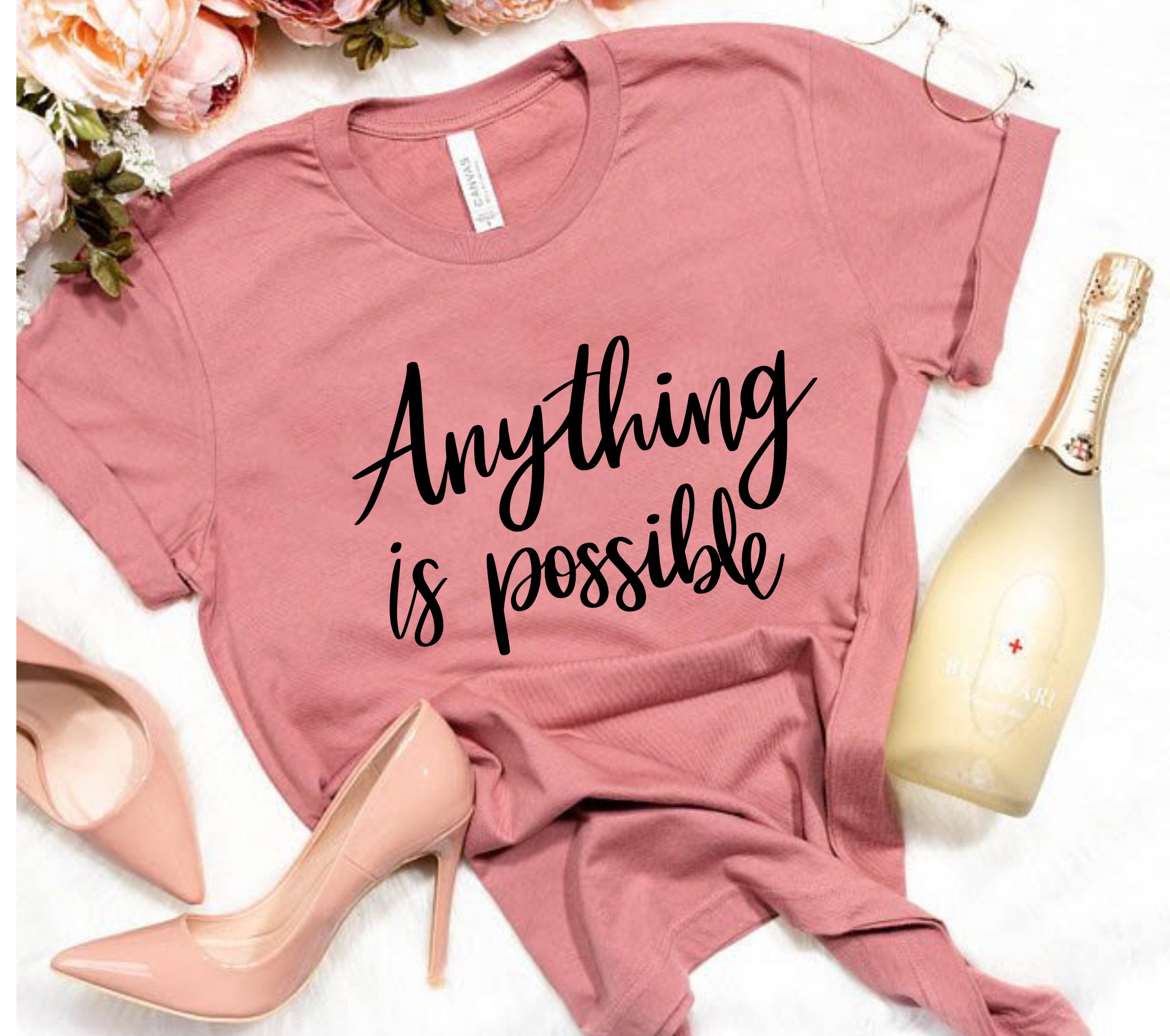 Anything is Possible SVG Positive Quotes SVG Hand-lettered - Etsy