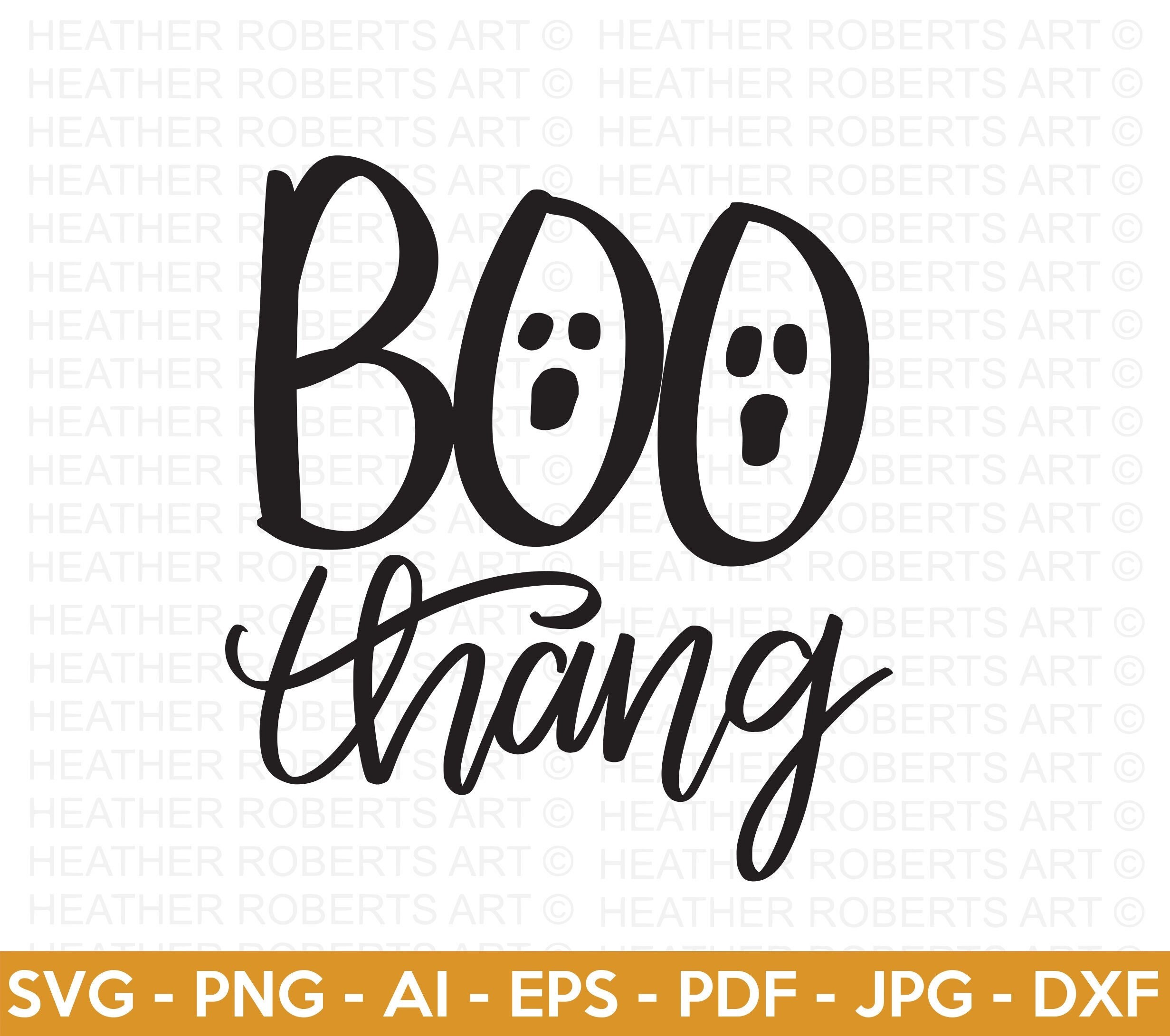 Boo Thang SVG Halloween Quote SVG Witch Svg Ghost Witch - Etsy