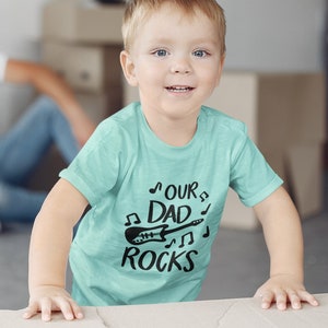 Our Dad Rocks SVG, Father's Day SVG, Dad Shirt Svg, Gift for Dad Svg ...