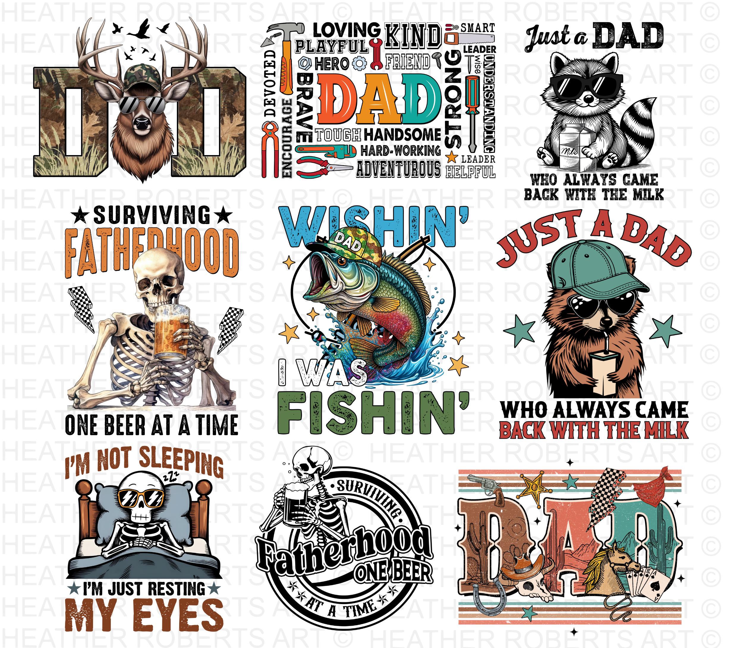 Father's Day Sublimation Bundle, Best Dad Ever Png, Sublimation Design ...