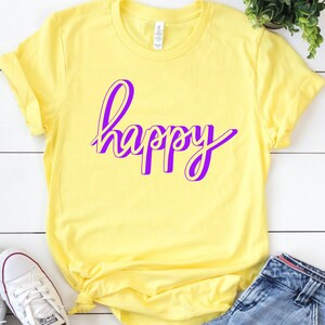 3D Happy SVG, 3D Words, 3D Designs, Happy SVG, Smile Svg, Positive ...