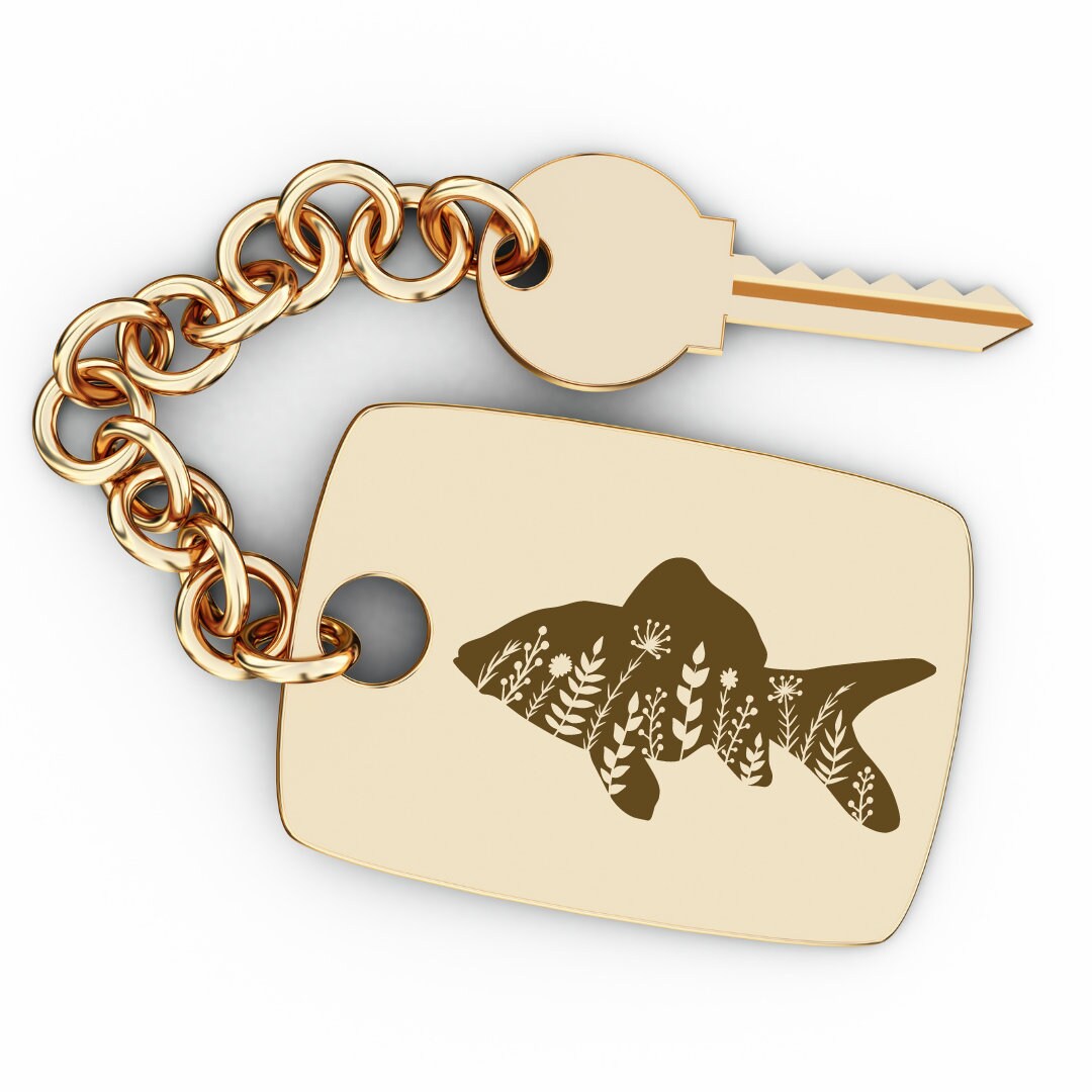 Floral Gold Fish SVG Fish SVG Floral Fish SVG Gold Fish | Etsy