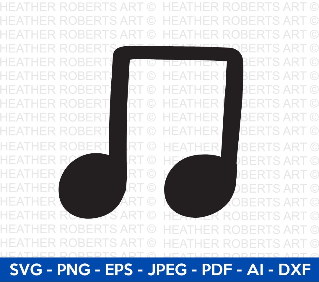 Musical Beam Notes SVG, Music Icon Svg, Beamed Music Icon, Music Notes ...