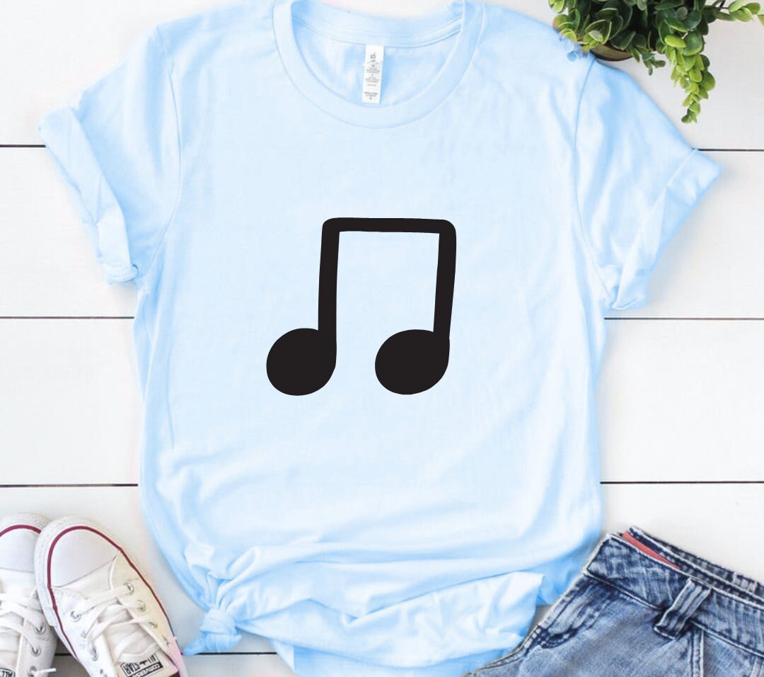 Music Notes SVG: Musical Beam Icon, Musician Shirt (digital Files) - Etsy