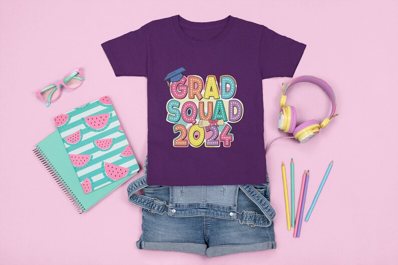Grad Squad 2024 PNG: Graduation Clipart (digital Download) - Etsy