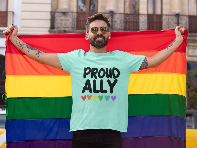Proud LGBT Ally SVG LGBT Ally Svg Proud Gay Ally Svg Heart - Etsy