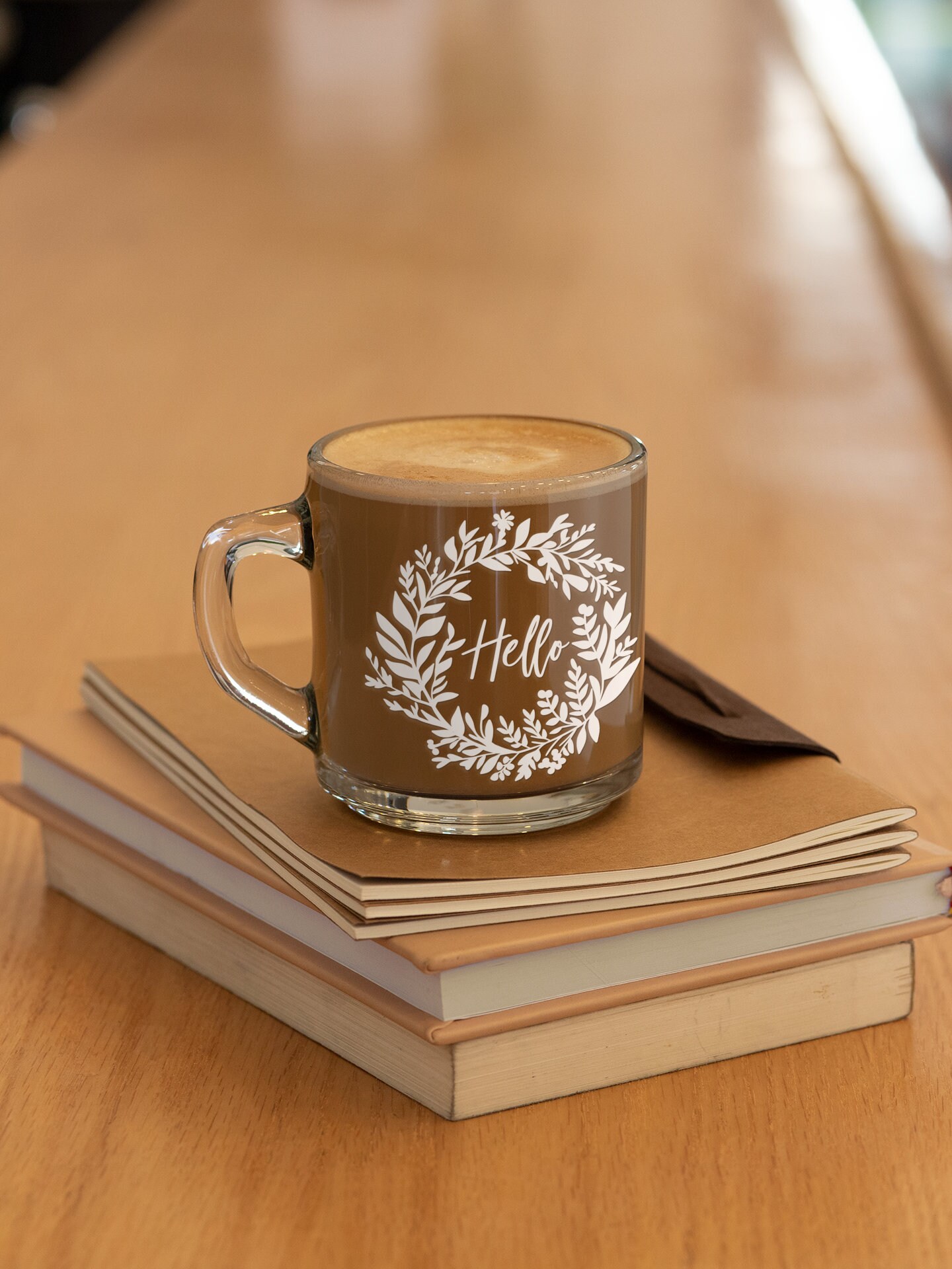 Hello Floral Border Svg Floral SVG Floral Border Silhouette - Etsy