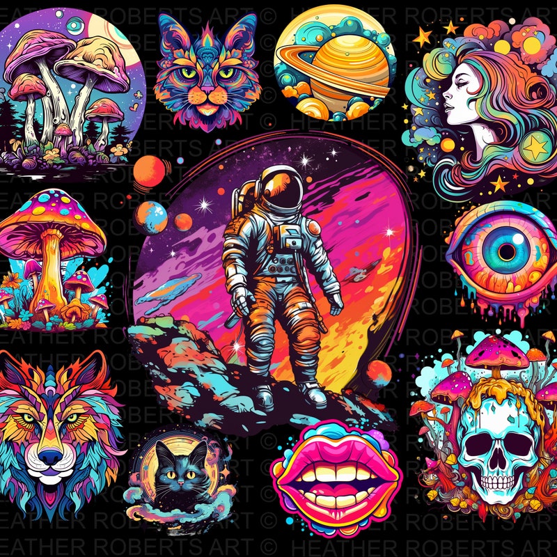 Psychedelic - Etsy