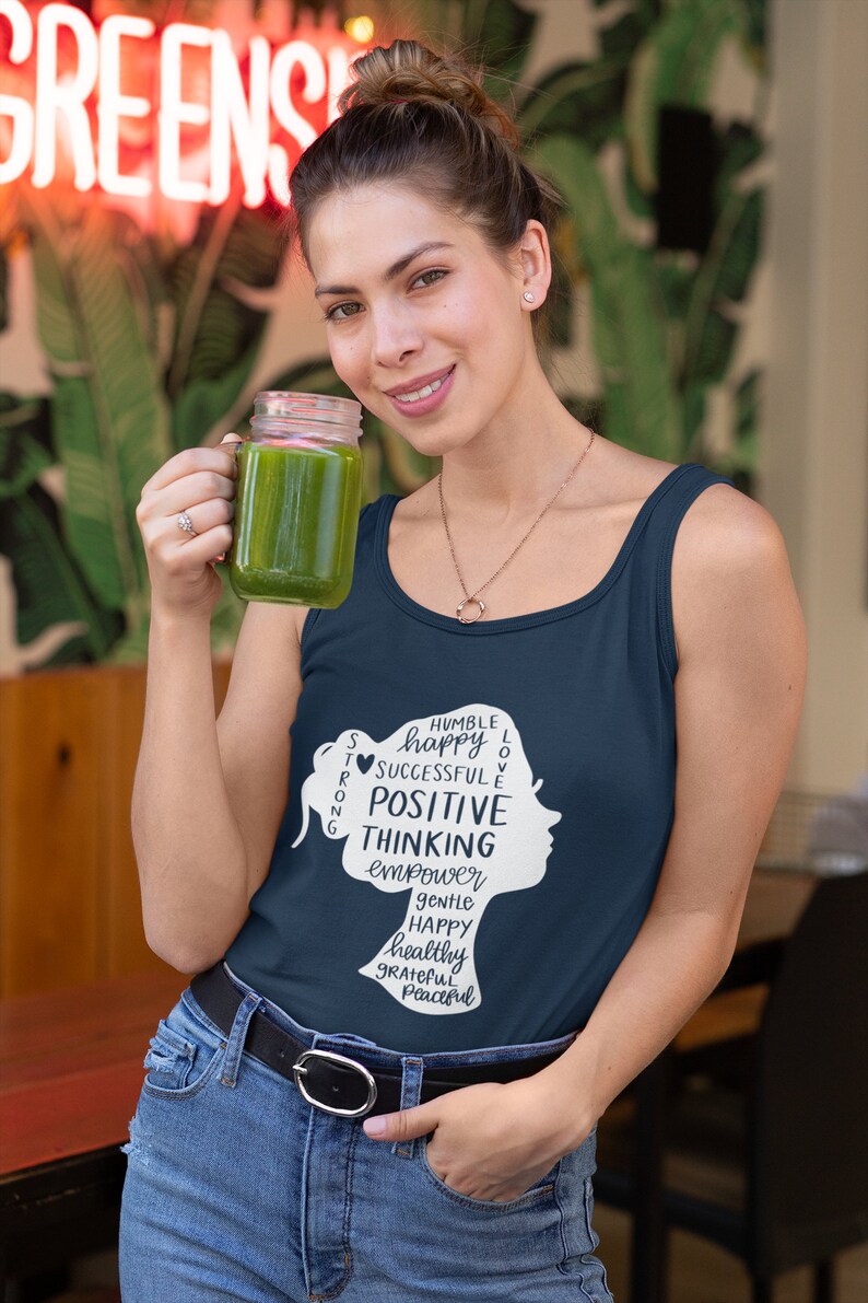 Positive Thinking SVG Think Positive SVG Motivational Quotes - Etsy