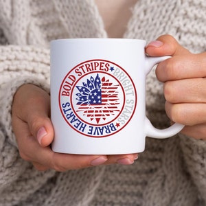 Bold Stripes Brights Stars Brave Hearts SVG, 4th of July SVG, Fourth of ...