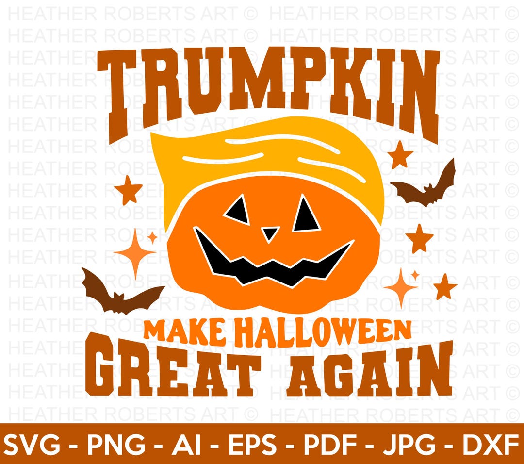 Trumpkin SVG, Make Halloween Great Again SVG, Family Matching Halloween ...