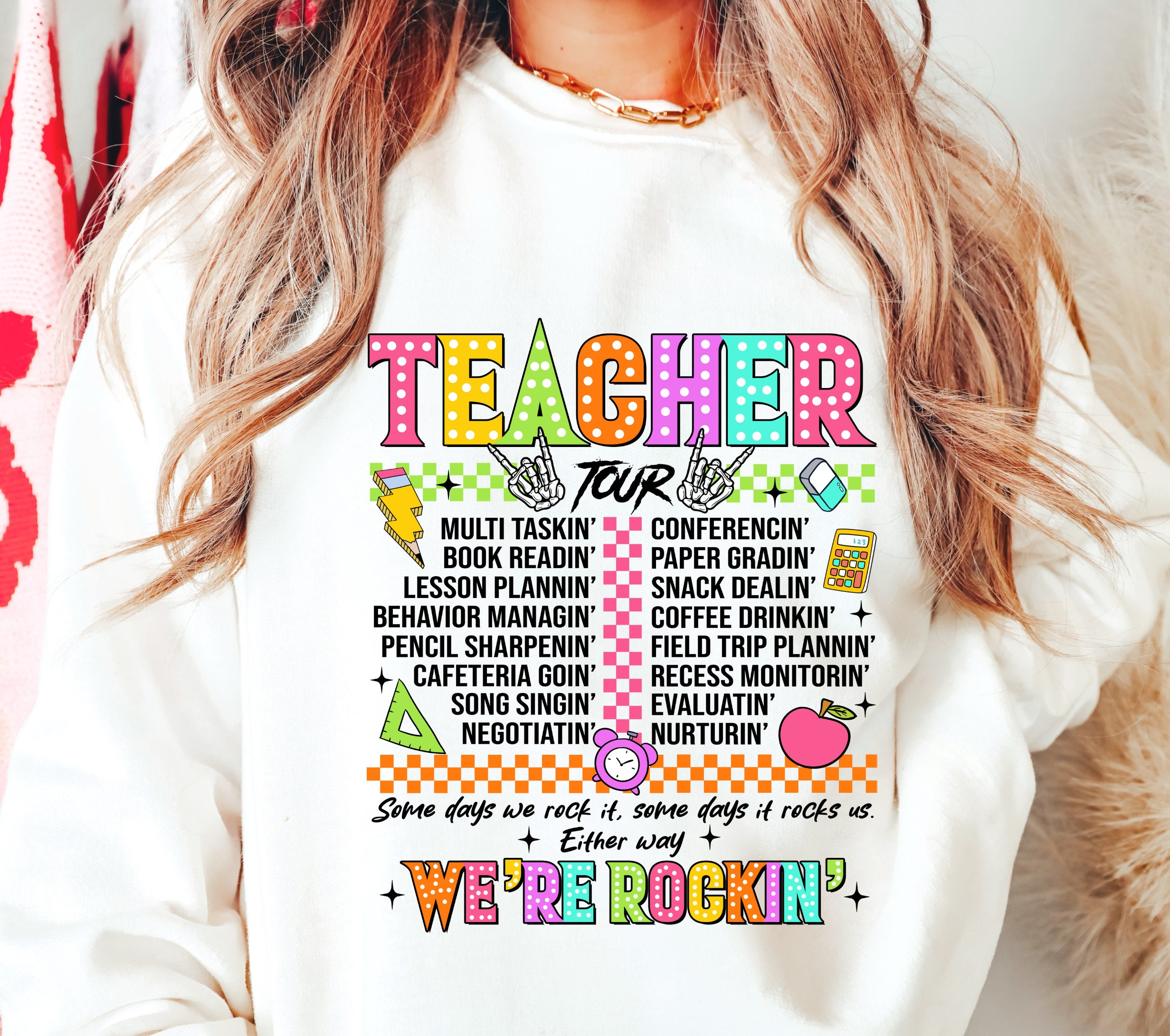 Retro Teacher Tour PNG: Back to School Gift (digital Download) - Etsy