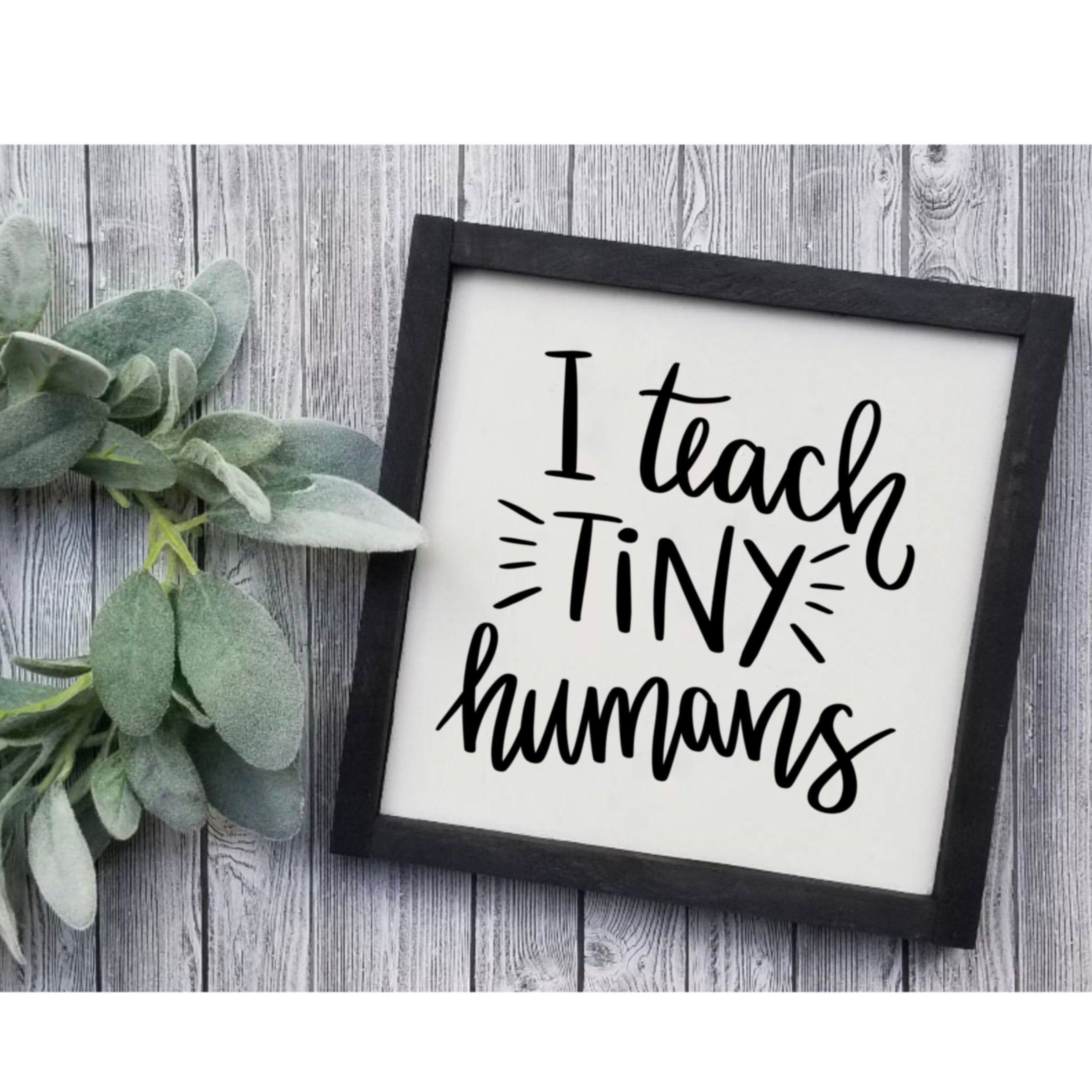 I Teach Tiny Humans SVG Kindergarten Teacher SVG Zoom | Etsy