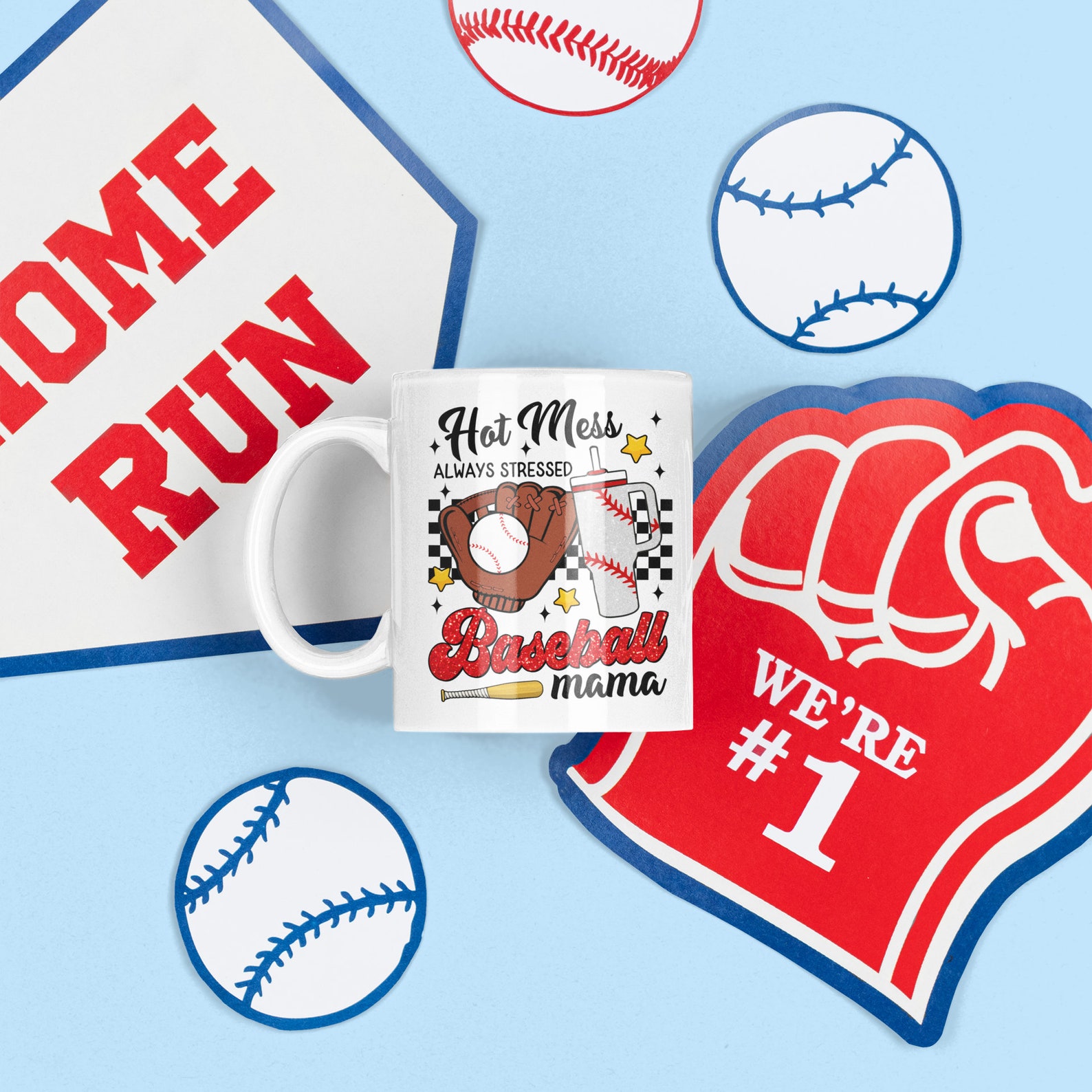 Hot Mess Always Stressed Baseball Mama Sublimation PNG, Baseball PNG ...