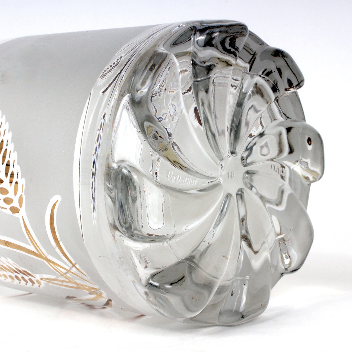 Devalbor Covetro Italian Glass Ice Bucket in Golden Wheat - Etsy