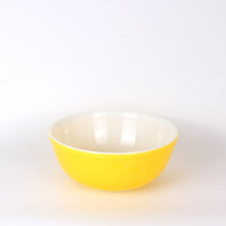 Pyrex Yellow 4pc Mixing Bowl Set - Etsy