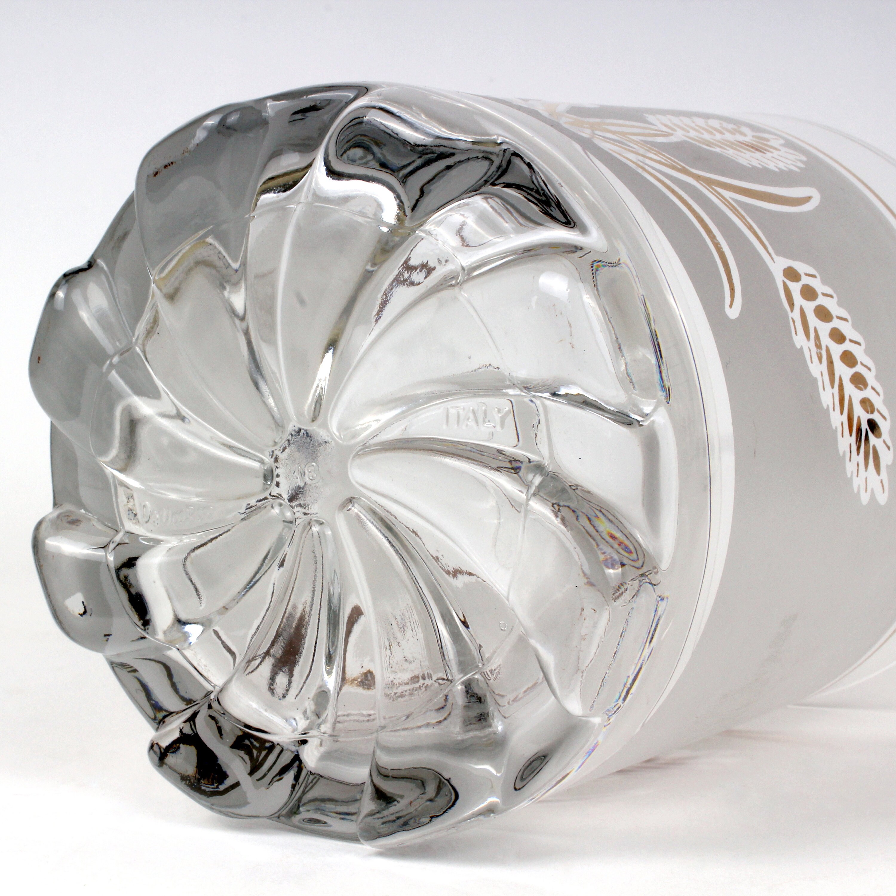 Devalbor Covetro Italian Glass Ice Bucket in Golden Wheat - Etsy