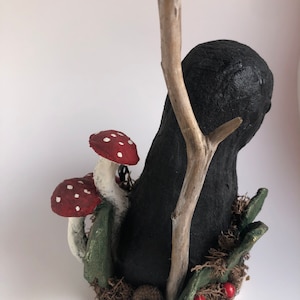 Raven Sculpture - Etsy