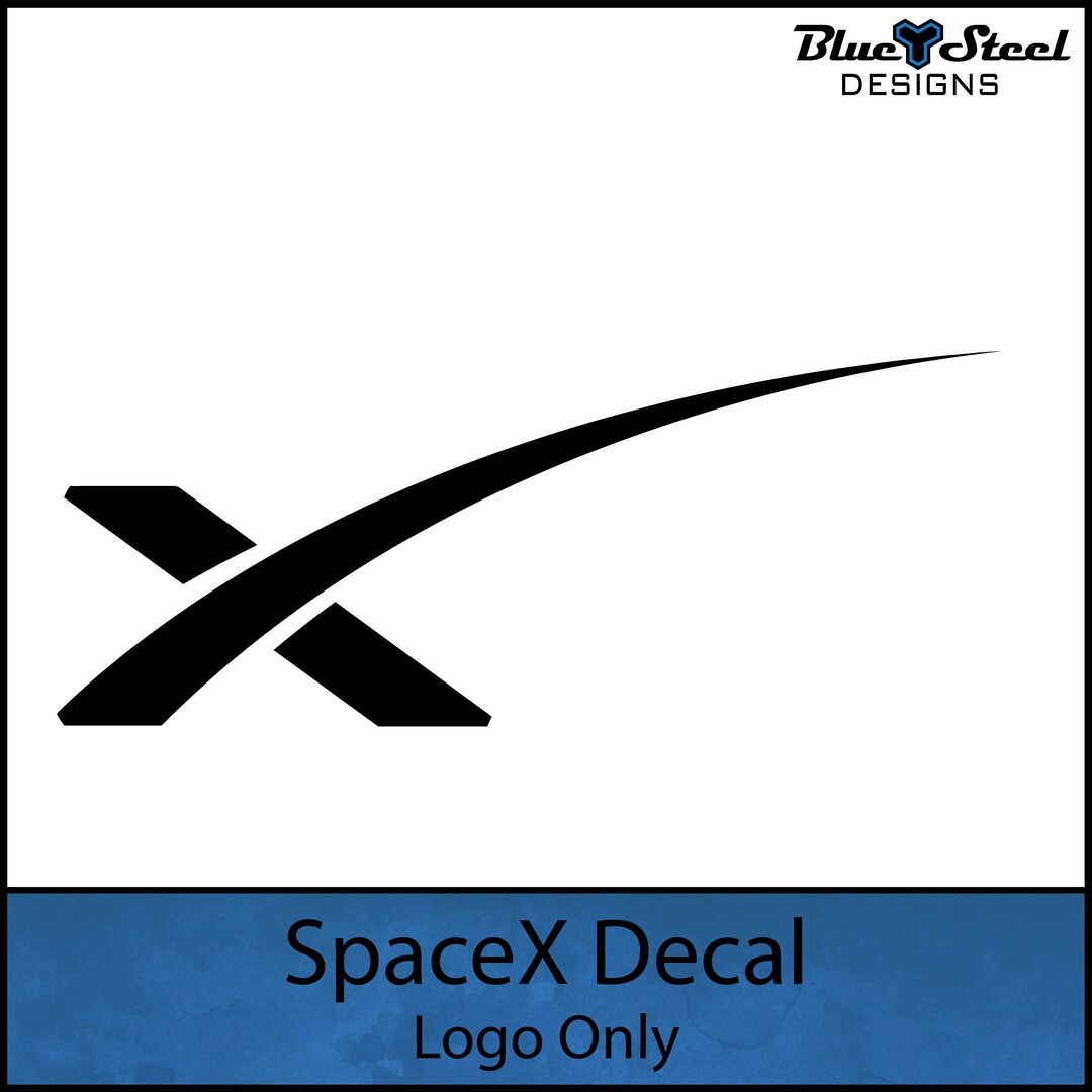 Buy Spacex Logo Decal Spacex Sticker X Logo Only Online in India - Etsy