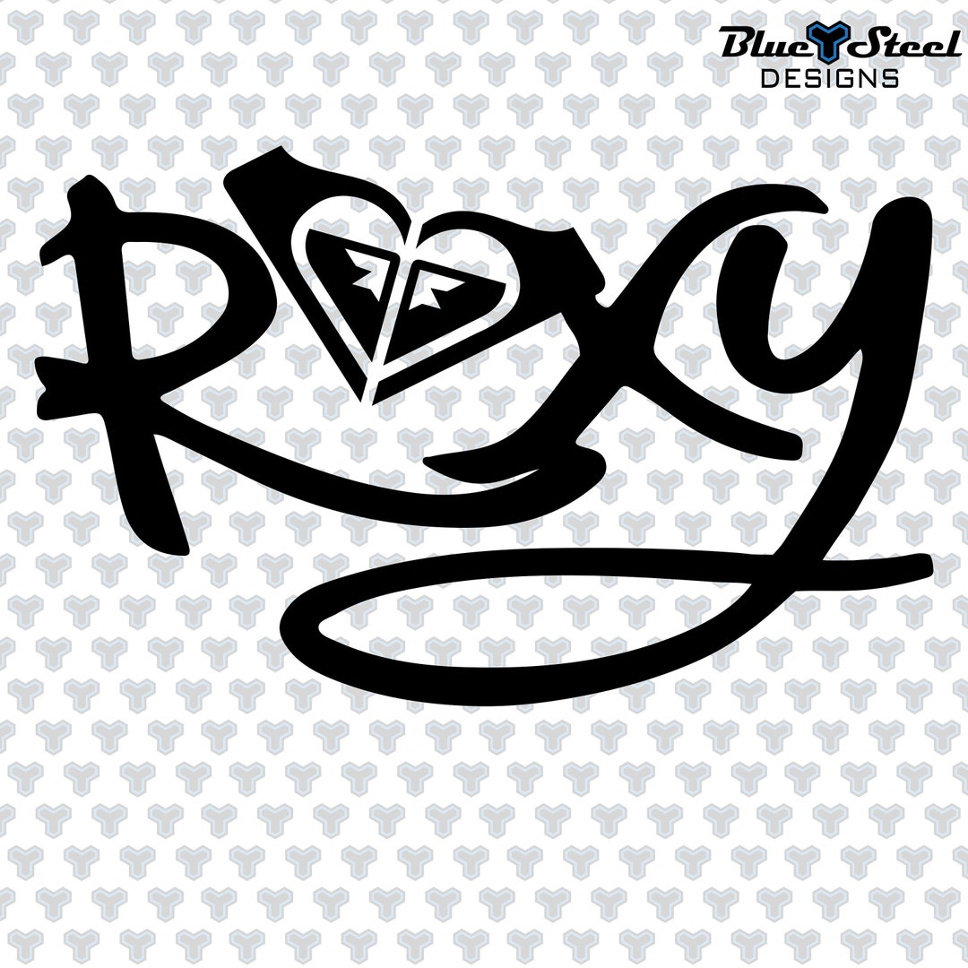 Roxy Font Decal - Etsy
