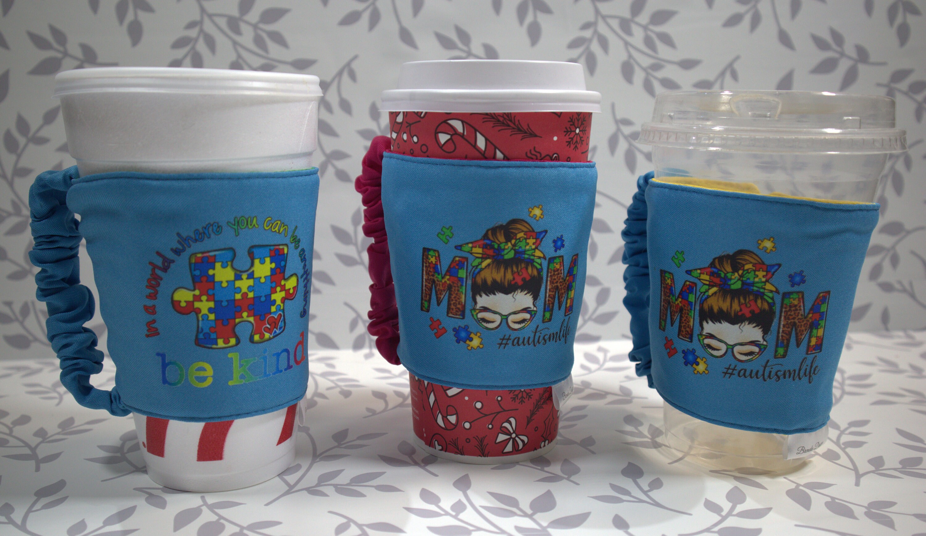 Handmade Autism Coffee Cup Cozy Sleeves - Etsy