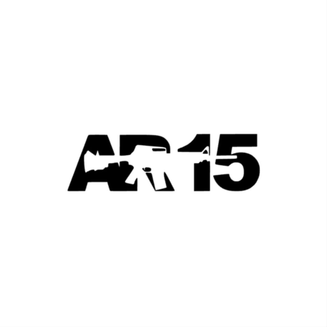AR15 Cutout Vinyl Decal Custom Sizes and Several Colors Available - Etsy