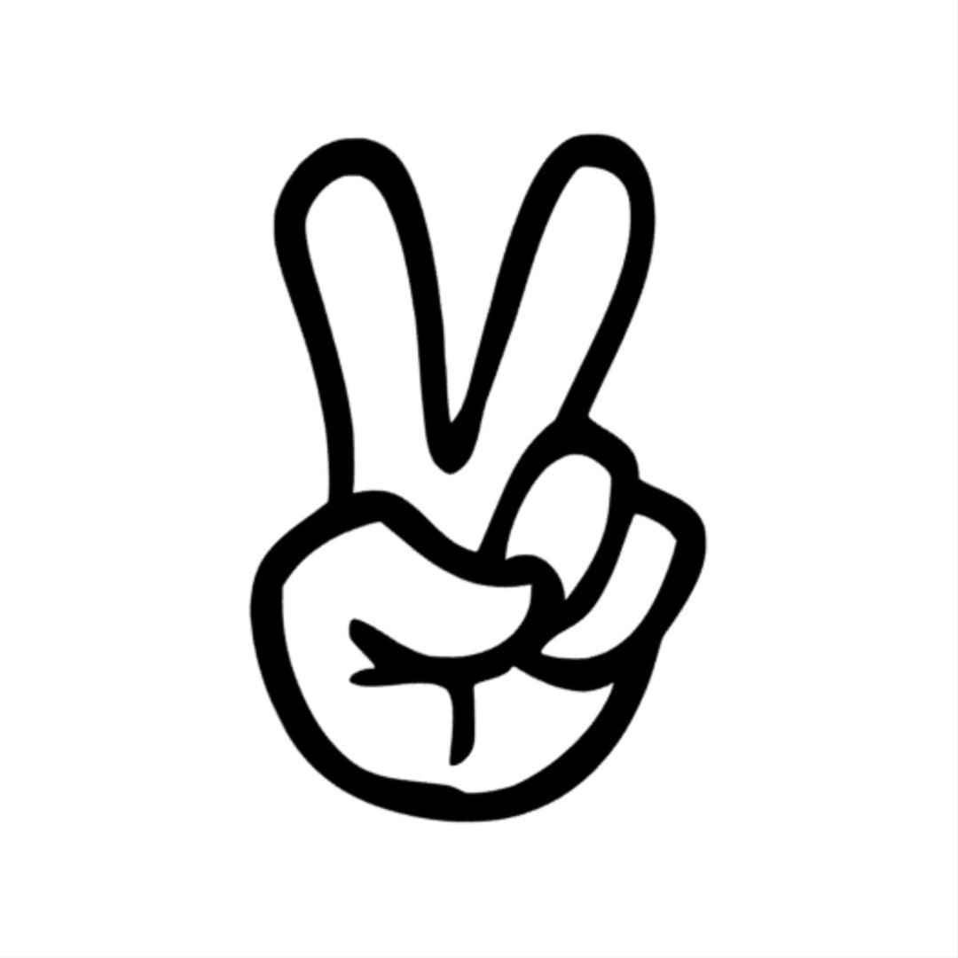 Peace - Vinyl Decal - Custom Sizes and Several Colors Available - Etsy