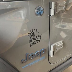Electric 4 Wheel Drive - Vinyl Decal - Custom Sizes and Several Colors ...
