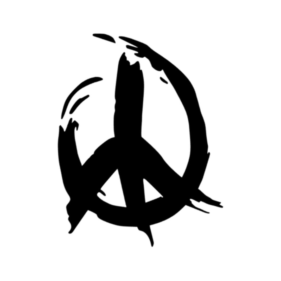Peace - Vinyl Decal - Custom Sizes and Several Colors Available - Etsy