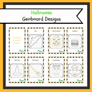 Halloween Geoboard Designs - Etsy